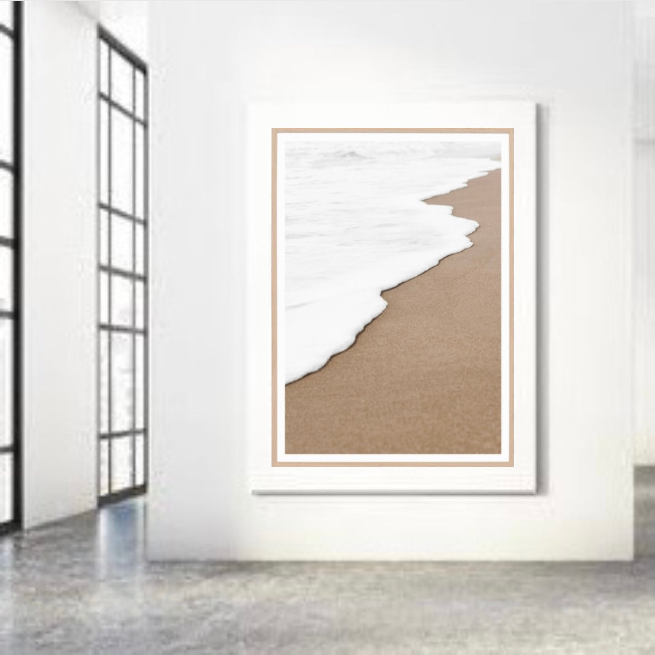 Seafoam Sands by Middle of Nowhere _ Framed Print – Impreshens