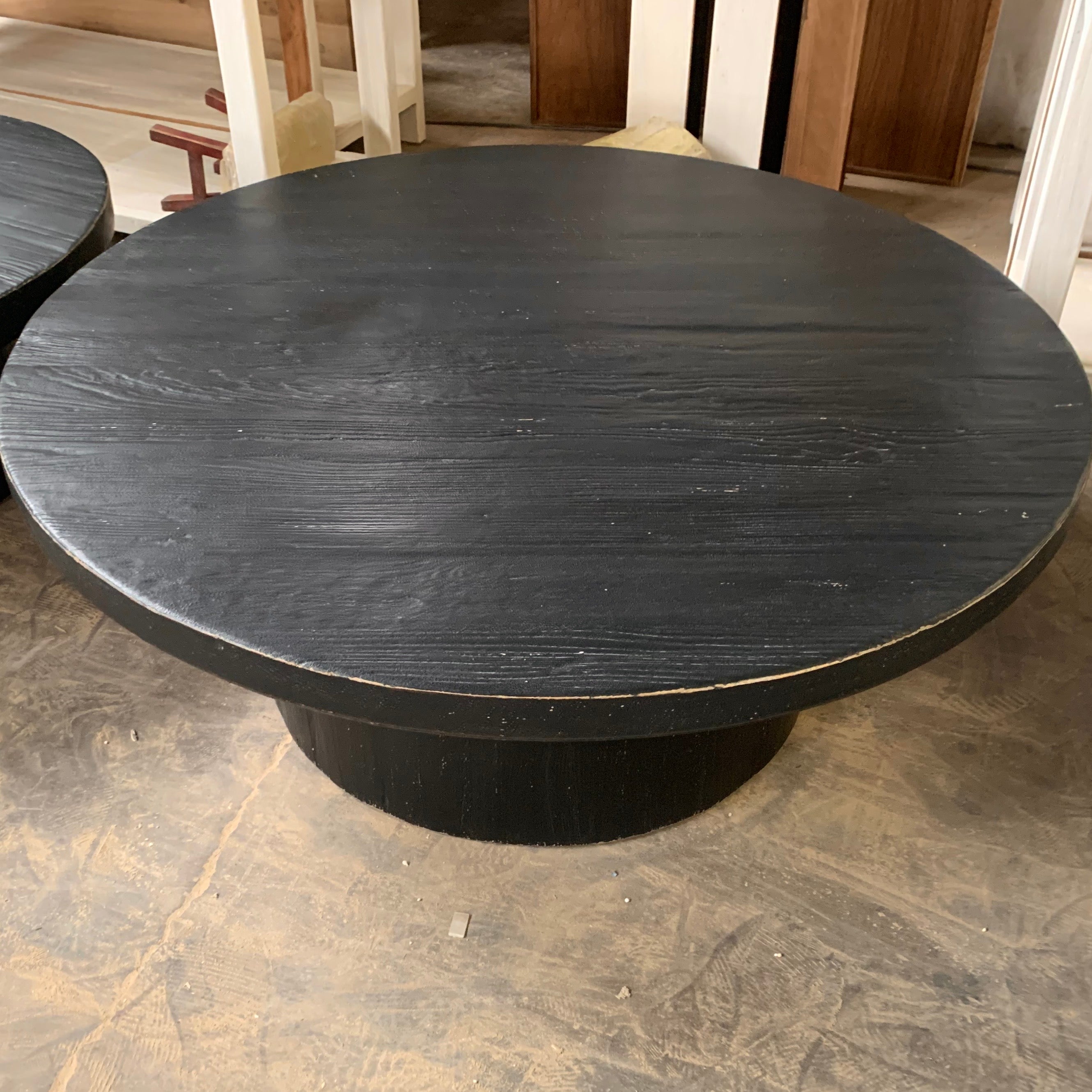 Provincial Platform Coffee Table | 2 Sizes | Black – Impreshens
